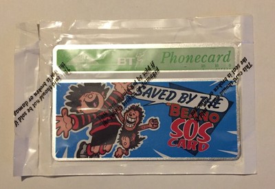 Beano SOS Card (£2) - Dennis The Menac- New/Sealed BT Phonecard 20 ...