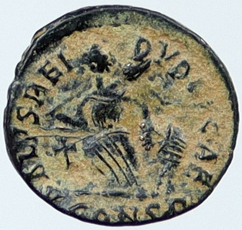 ARCADIUS 388AD Christian Symbol Victory Angel Genuine Ancient Roman ...