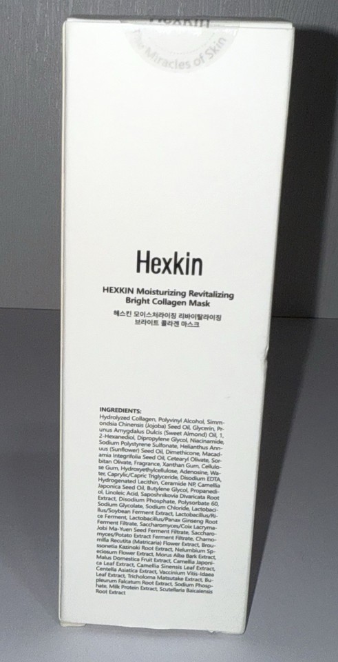 Hexkin moisturizing revitalizing bright collagen mask | eBay