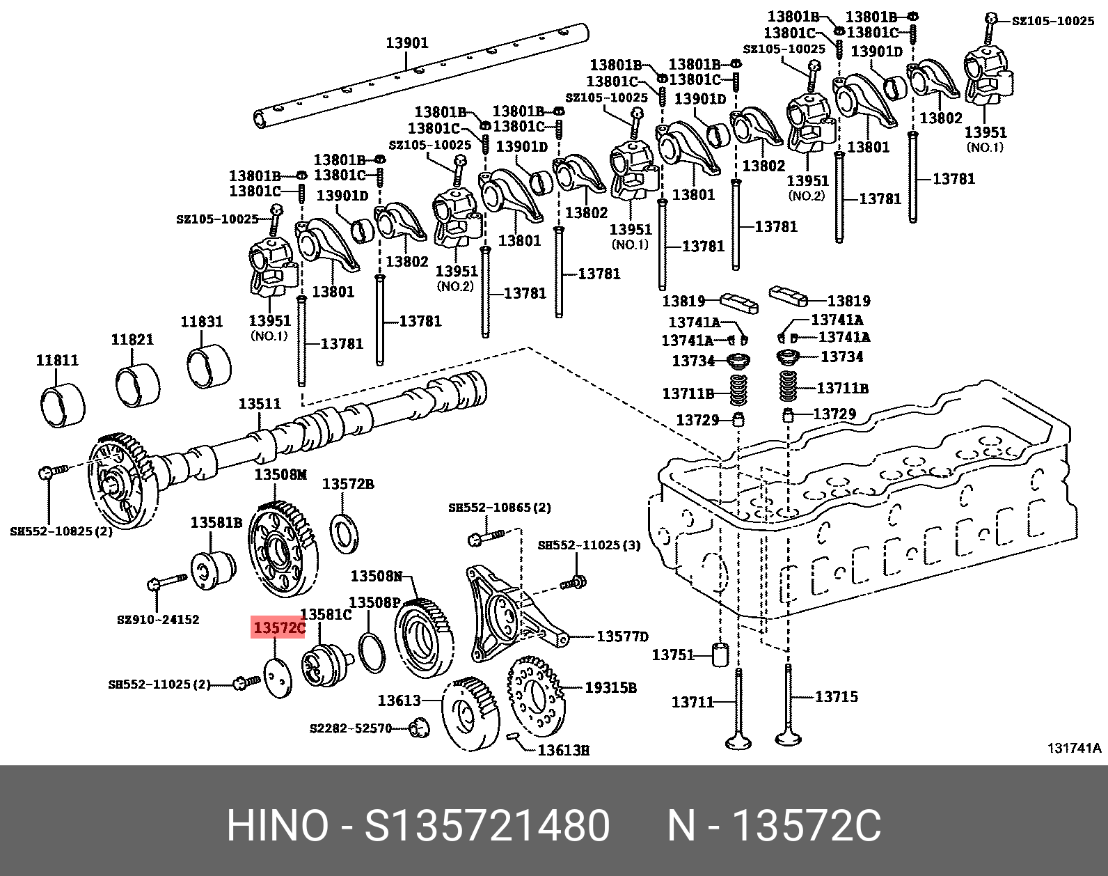 Genuine OE Plate Idle Gear S135721480 for Hino S1357-21480 | eBay