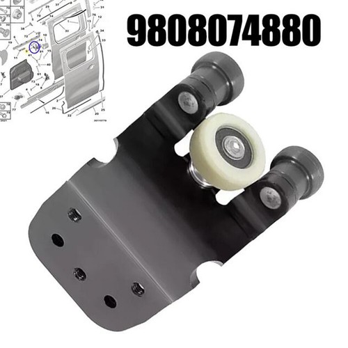 #9808074880 LH/RH Car Sliding Door Roller Middle For Peugeot Expert ...
