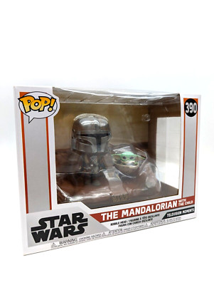 Star Wars Funko POP 390 The Mandalorian with Child Vinyl Bobblehead ...