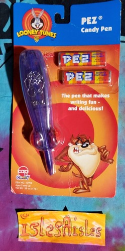 PEZ CANDY DISPENSER & PEN LOONEY TUNES TAZMANIAN DEVIL "TAZ" | eBay