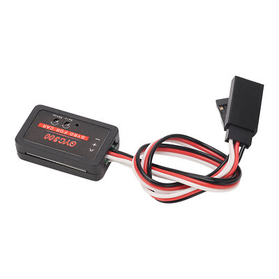 GYC300 Mini Gyroscope For RC Car Boat Black Plastic One Pass Gain ...