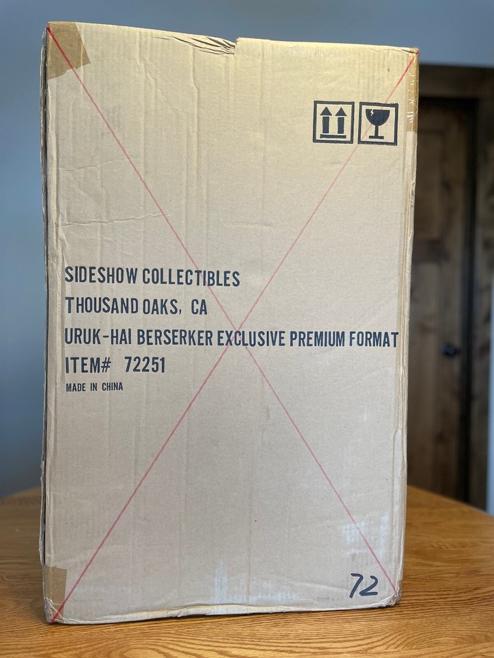 Lord of The Rings -- Uruk-Hai Berserker, Premium Format Exclusive, Sideshow | eBay