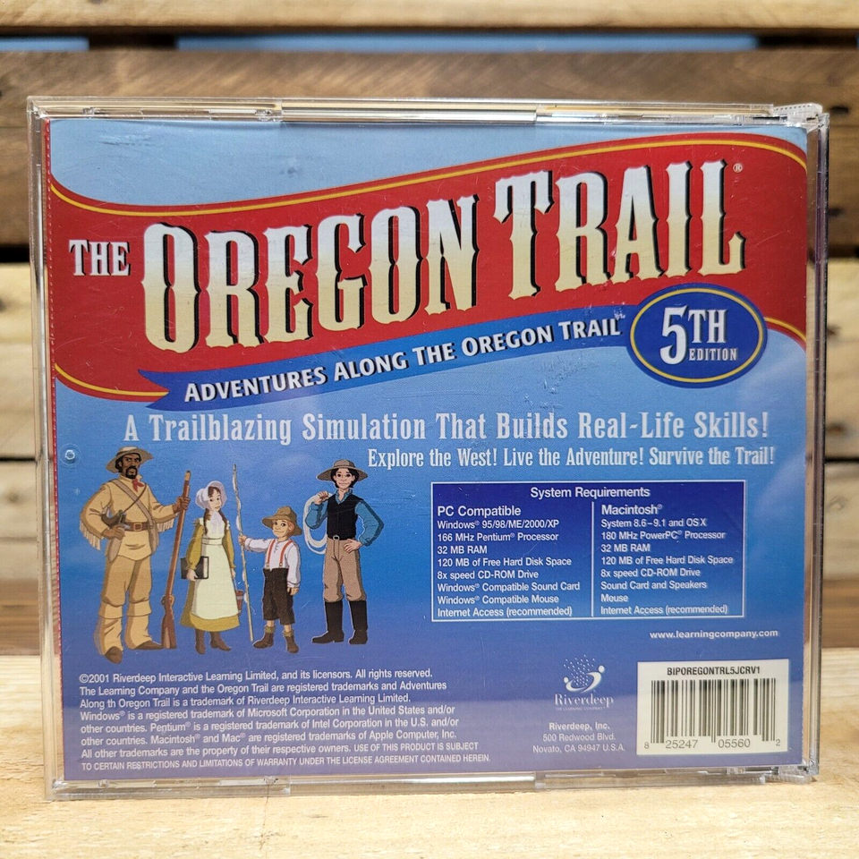 The Oregon Trail - 5th Edition (Windows PC & Macintosh CD-ROM, 2001) w ...