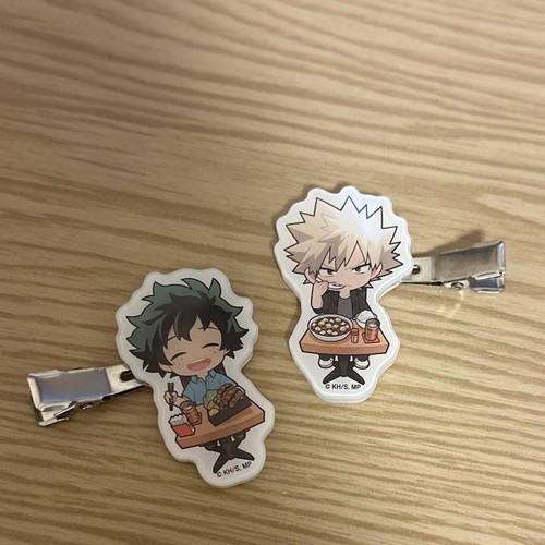 My Hero Academia Bakugo & Midoriya Hair Clip Sweparadise Collab | eBay