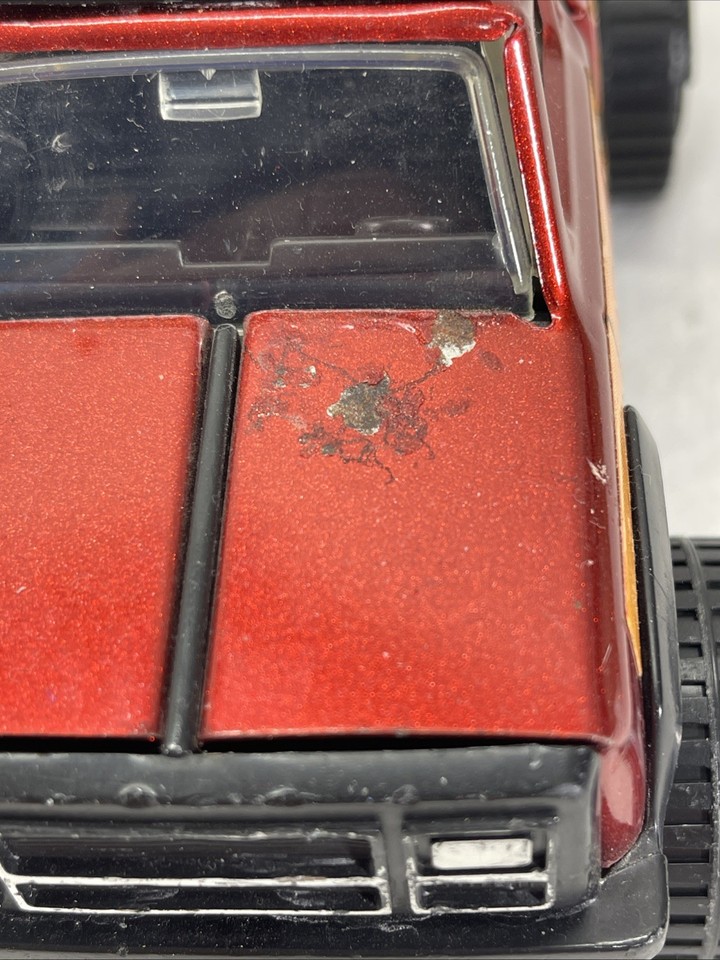 Vtg 1982 Tonka Racing 07 Truck Metal 4x4 Metallic Red & Black | eBay