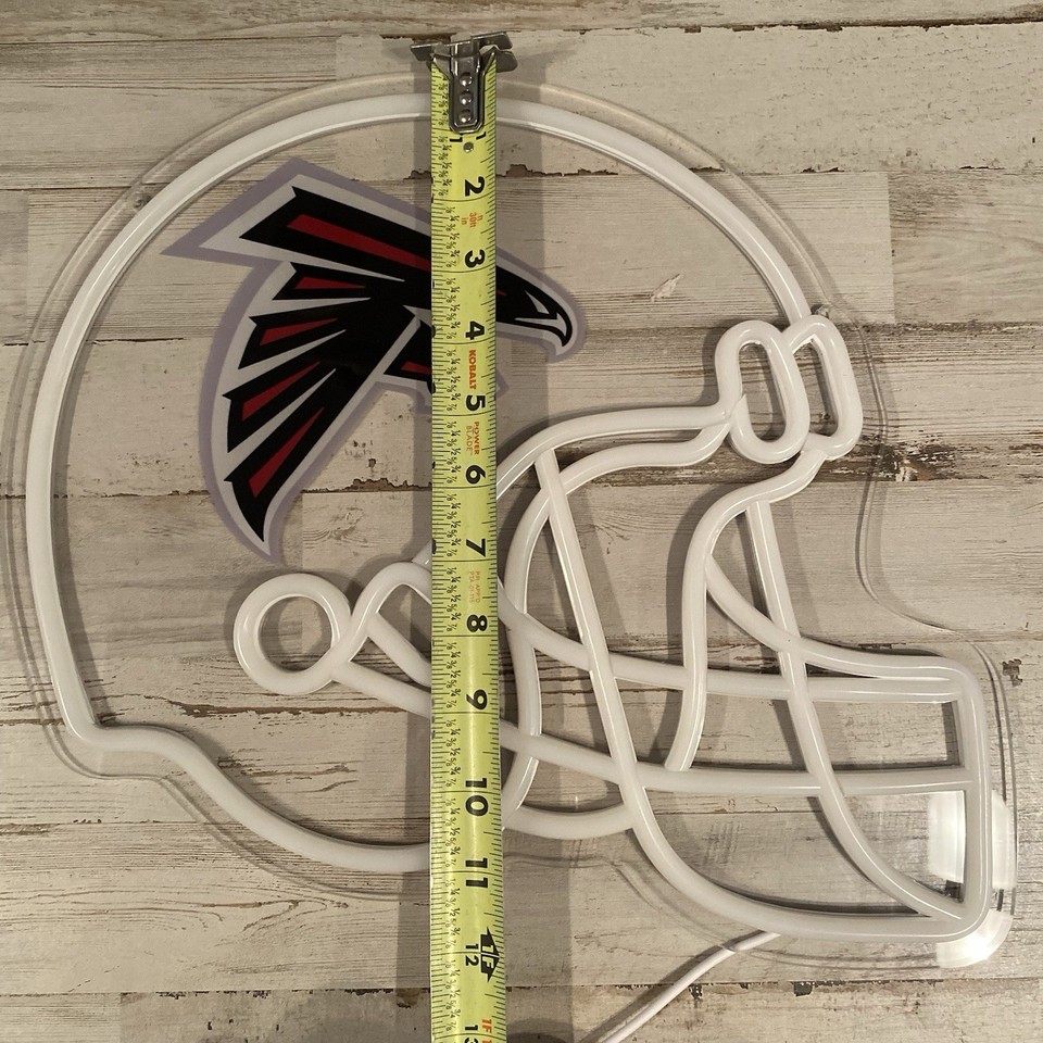 Atlanta Falcons Neon Sign, Cool Dimmable Light Up Football Team Helmet ...