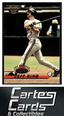 Jeff King 1993 Topps Stadium Club Members Only #93 Pittsburgh Pirates ...