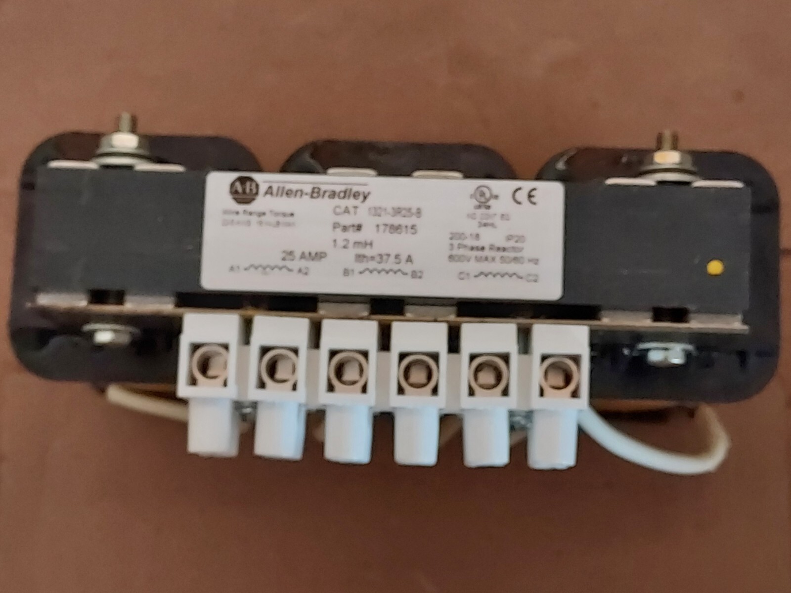 Allen-Bradley 1321-3R25-B Ser. A, 25A Line Reactor New Sealed Box ...