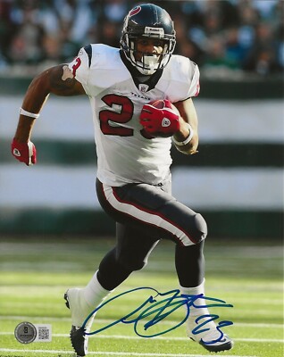 Arian Foster signed Houston Texans 8x10 photo autographed Beckett COA ...