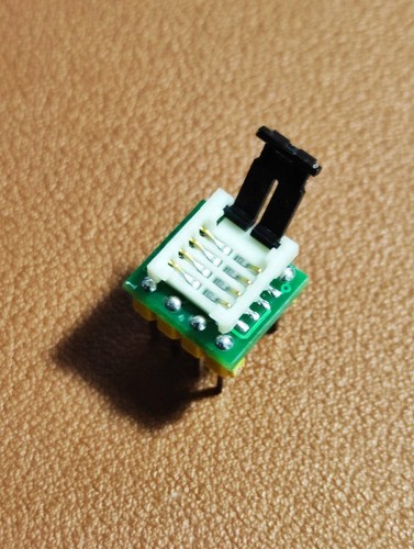 SPI IC Test Socket Adapter DIP8 WSON8 5x6mm Chips- Flash 25x 24x DFN8 ...