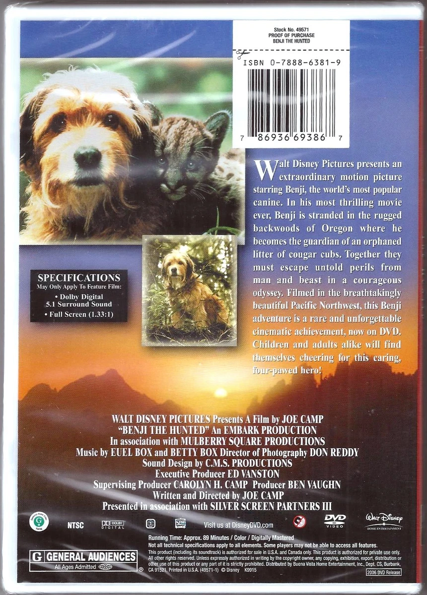 Benji The Hunted Dvd