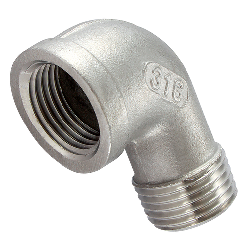 Stainless Steel Elbow 90° Fittings Marine Grade 316 BSP Male x Female ...