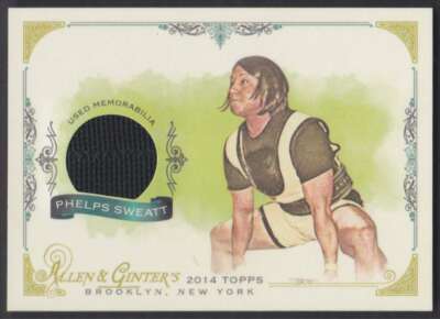 2014 TOPPS ALLEN & GINTER LAURA PHELPS SWEATT MEMORABILIA POWERLIFTER ...