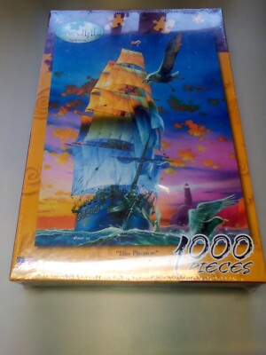 Serendipity Puzzle Co. 1000 Piece Jigsaw Puzzle "Blue Phantom" New ...
