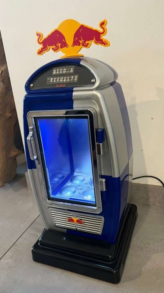 Red Bull Zapfsäule Kühlschrank Zapfsäule Original Rarität für Sammler ...
