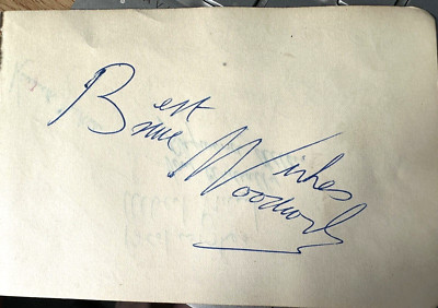 BRUCE WOODCOCK - BRITISH BOXER - AUTOGRAPH | eBay