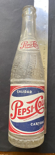 Puerto Rico, Vintage, Pepsi-Cola SODA BOTTLE, San Juan, used, dug ...