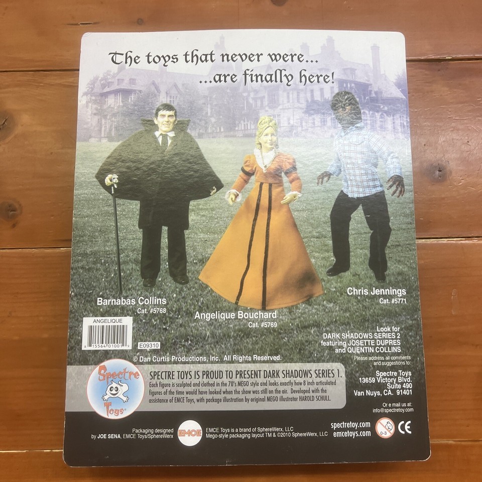 Dark Shadows ANGELIQUE BOUCHARD 8” Figure Emce Toys Spectre 2010 RARE ...