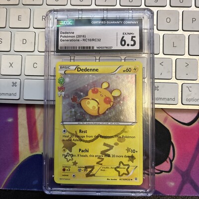 Pokemon TCG Dedenne RC10/RC32 Holo XY Generations Radiant Collection ...