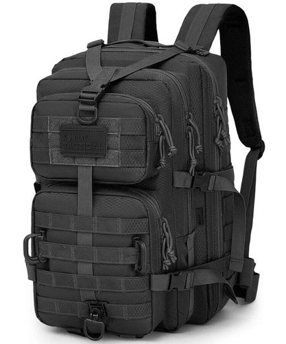 Kombat UK Hex - Stop Reaper Pack 40L Black Military Backpack Army ...