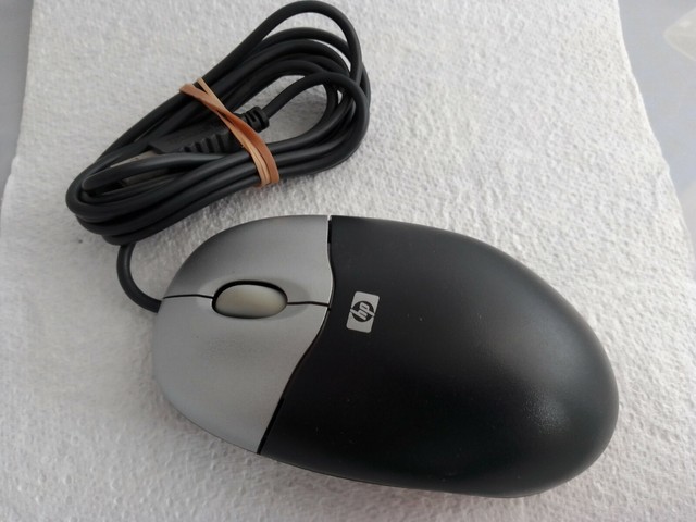Genuine HP Hewlett Packard (M-UAE96) USB Wired Optical Computer Mouse ...