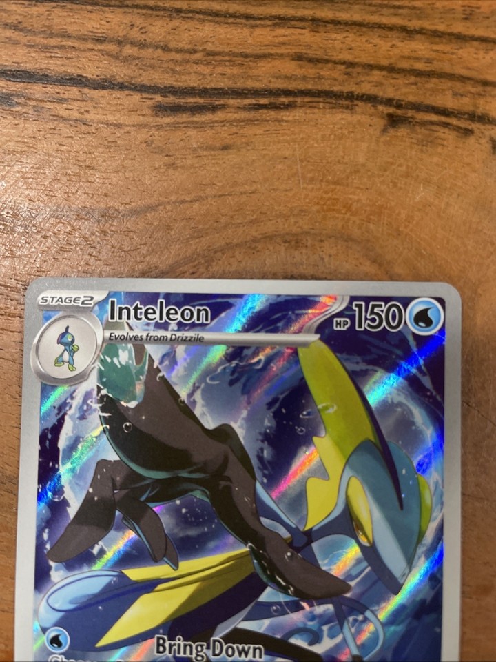 Inteleon 142/132 Mega Evolution Illustration Rare Holo Pokémon TCG NM ...