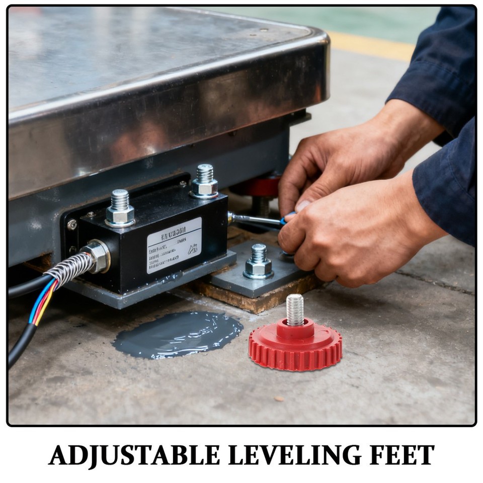 4 Pcs Anti-vibration Pads for Equipment Adjustable Leveling Foot | eBay ...