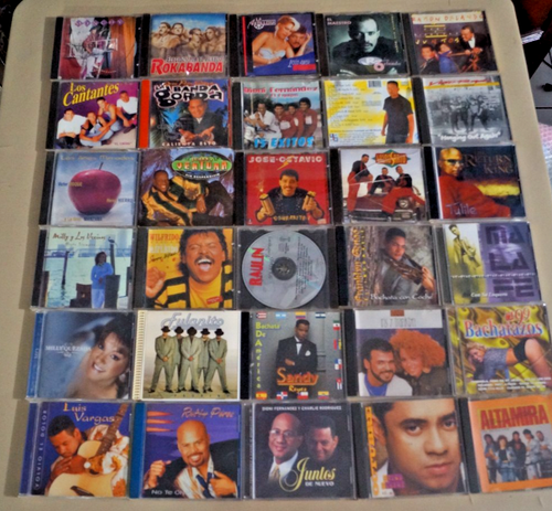 Mixed Lot of 30 Spanish Mexican Latin Salsa CDs DJ Mix Hot Sexy Dance ...