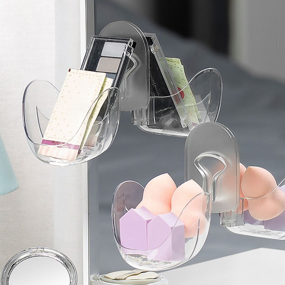 2 Pcs Makeup Sponge Storage Box Cosmetics Brush Container Powder | eBay UK