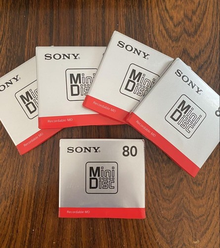 Md Mini Disc 5 Pieces For Recording 80 Minutes Sony Made In Japan | eBay