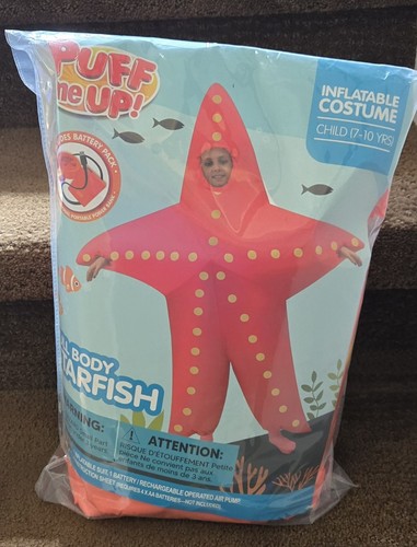 Puff me up! Inflatable Childrens Full Body Costume Starfish 7-10yrs. | eBay