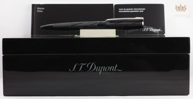 S.T DUPONT LIMITED EDITION JAMES BOND SPECTRE 007 BLACK PVD BALL POINT ...