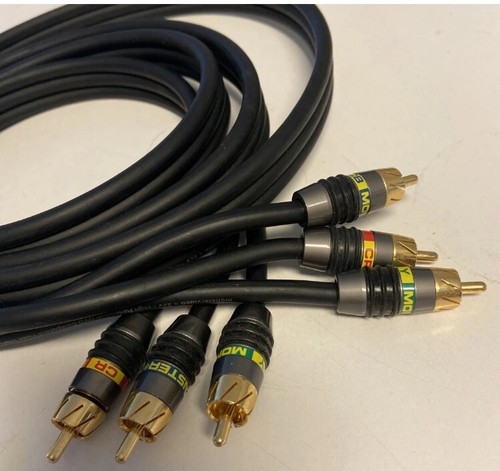 Monster Cable Gold Plated RCA Audio Video 6ft CB CR Y DVD HIRES ...