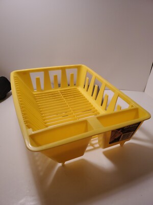 Rare Vintage 1981 1983 Rubbermaid Twin Sink Dish Drainer No. 6049 Gold ...