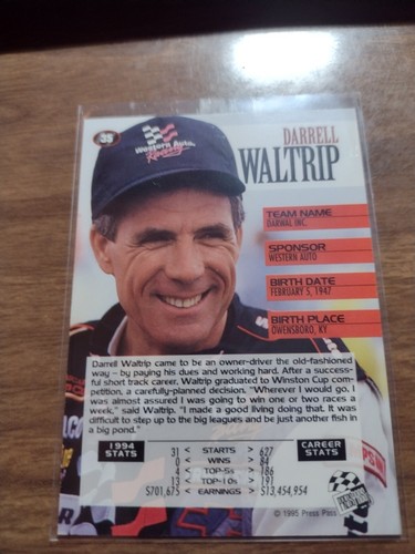Darrell Waltrip & David Pearson Press Pass #35&125 NEW | eBay