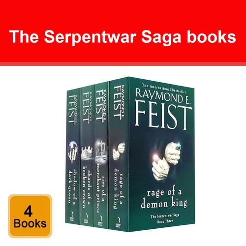 The Serpentwar Saga 4 Books Collection Set by Raymond E Feist NEW 1-4 ...