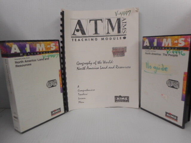 AIMS Multimedia Geography Of The World North America VHS With Lesson ...