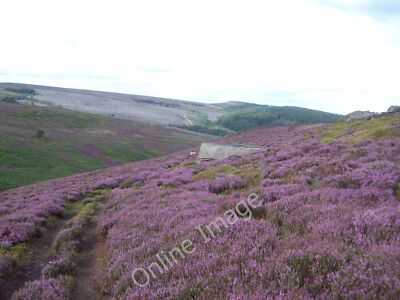 Photo 12x8 Track on Strines Moor Ridge Hollow Meadows Looking north ...