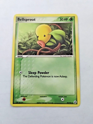 Pokémon TCG Bellsprout EX Legend Maker 49 Regular Common - Uncirculated ...