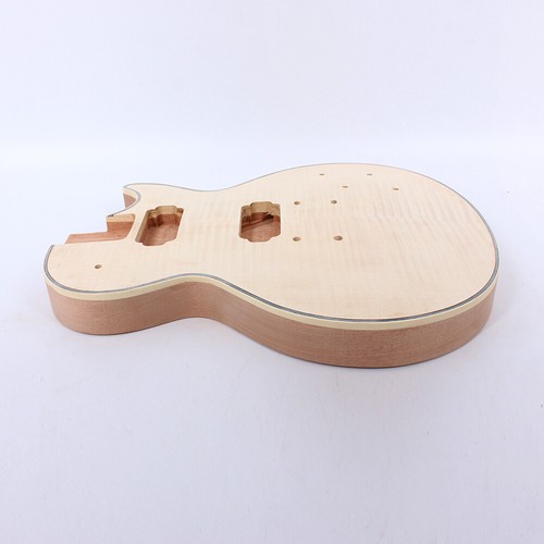 Electric Guitar Body Flame Maple Mahogany Binding Les Paul Guitar ...