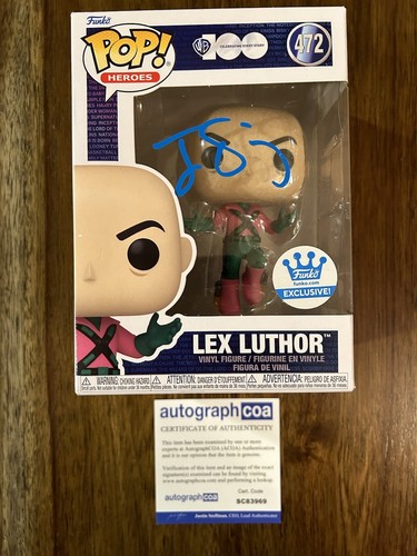 Jesse Eisenberg ‘Batman Vs. Superman’ Signed Funko Pop ‘Lex Luthor’ DC ...