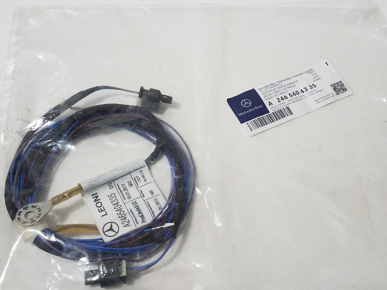 NEW MERCEDES BENZ GENUINE OEM ELECTRICAL WIRING HARNESS # 2465404335 | eBay
