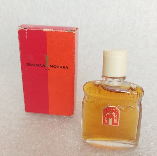 Vintage Soviet USSR Fragrance Perfume Red Moscow original with box 70's ...