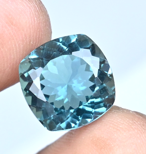FLAWLESS Natural Bi-Color Parti Sapphire 9.80 Ct Cushion Certified ...