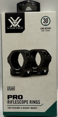 VORTEX OPTICS Pro Series 30MM Riflescope Rings - Low Height - PR30-L ...