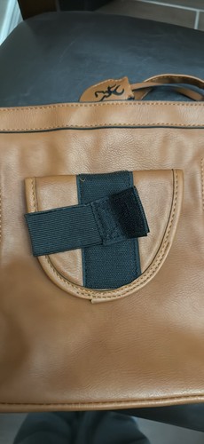 Browning Concealed Carry Purse, CCW Gun Handbag Brown Faux Leather ...