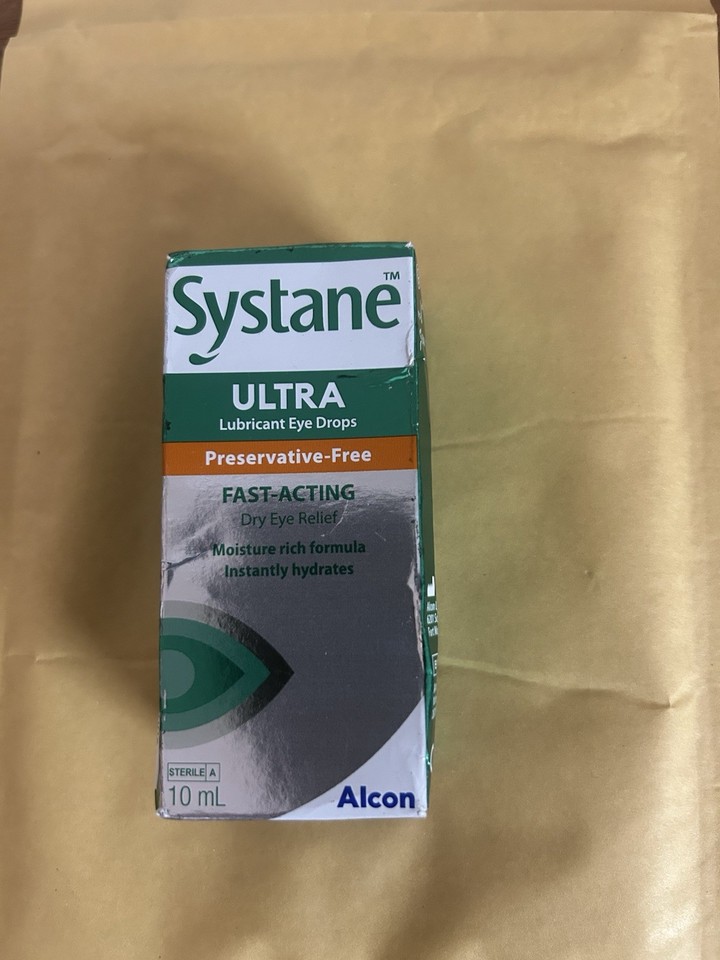1 x Systane Ultra Lubricant Eye Drops - 10ml Preservative Free - New ...